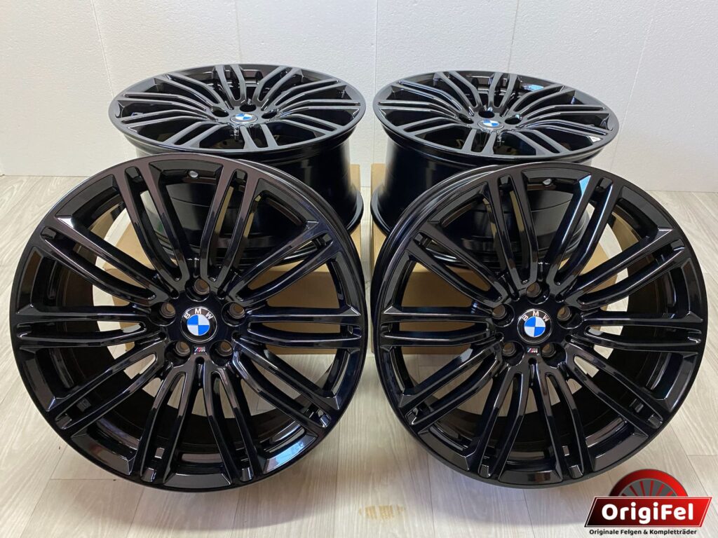 NEU Original BMW 5er G30 G31 M 664M 19 Zoll Felgen Alufelgen 7856925 7856926 schwarz – OrigiFel ...